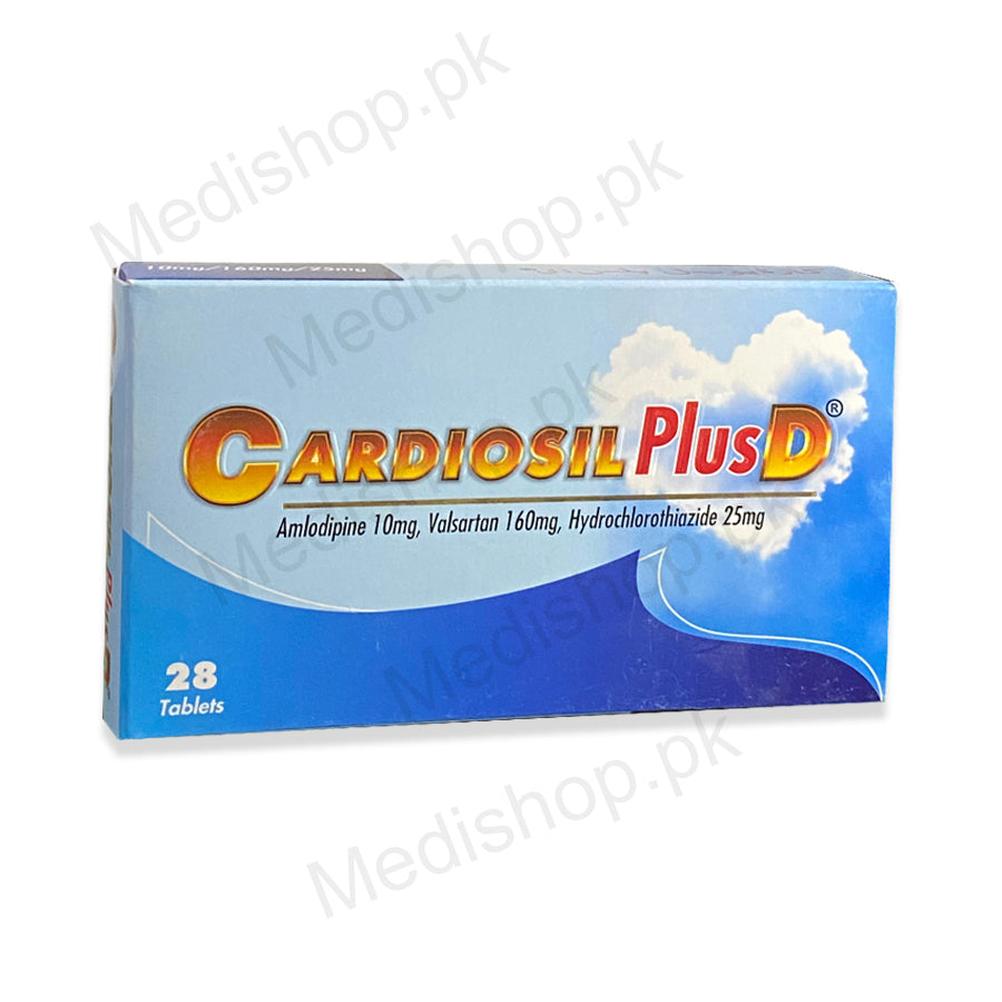 Cardiosil PlusD Tablets 10mg/160mg/25mg – Medishop.pk