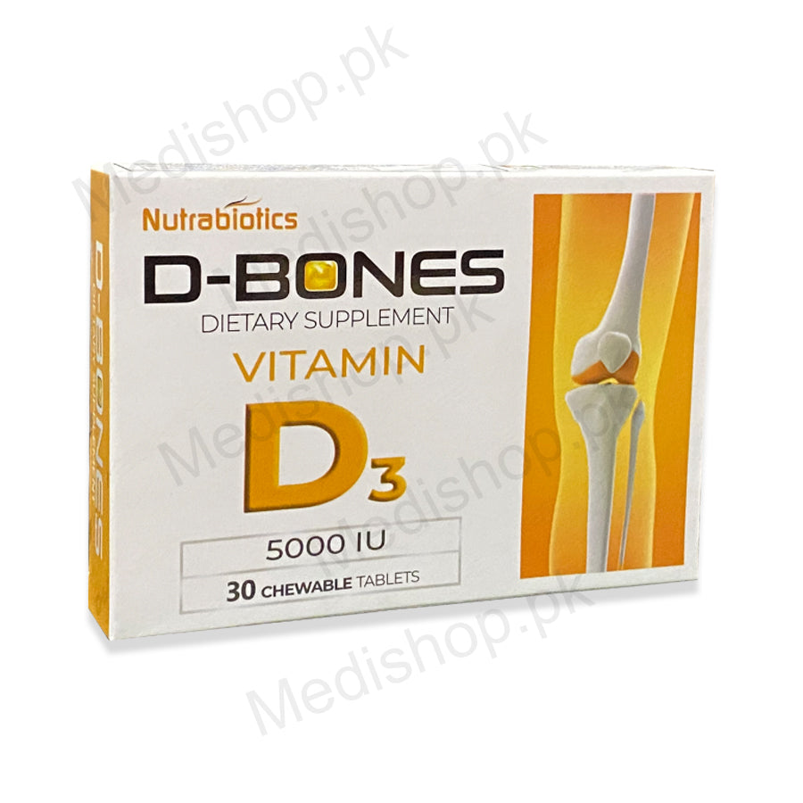 D-Bones Chewable Tablets – Medishop.pk