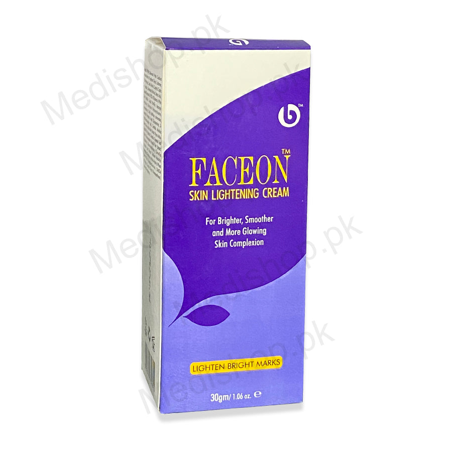 Faceon Skin Lightening Cream 30gm – Medishop.pk