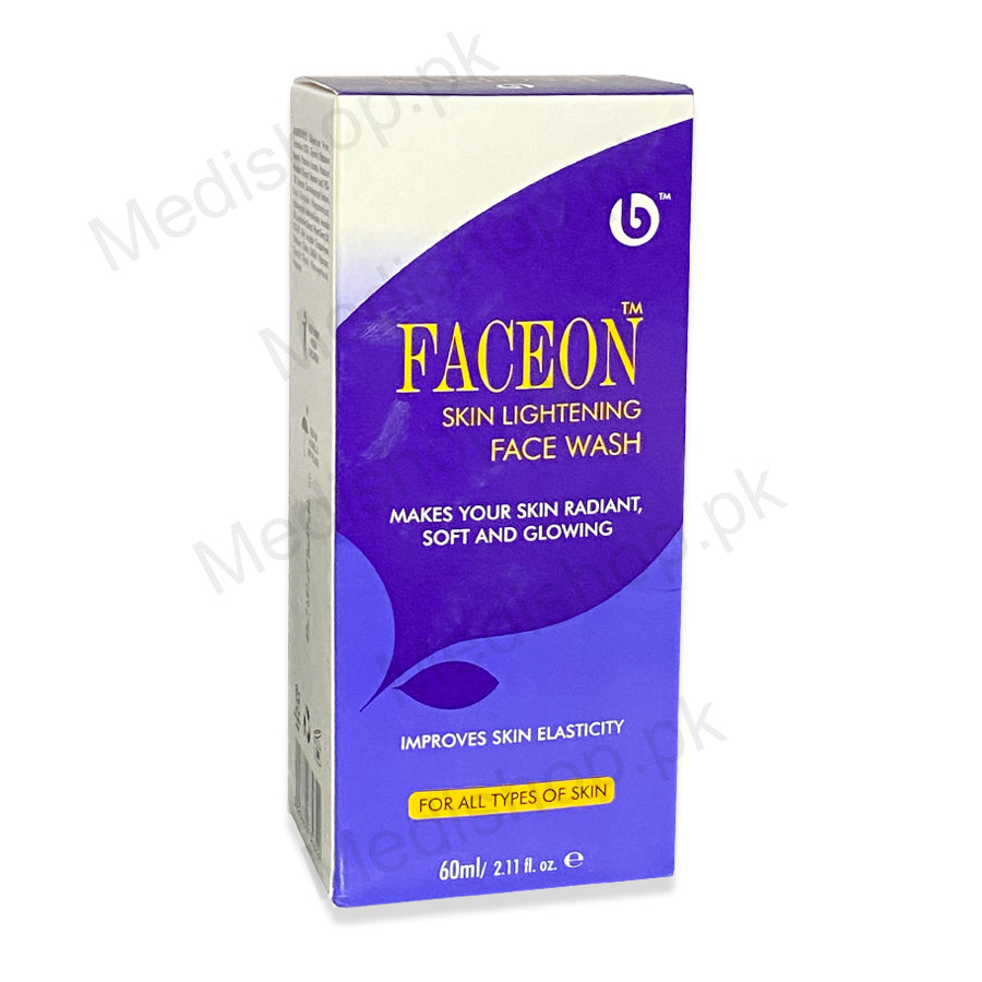 Faceon Skin Lightening Face Wash 60ml – Medishop.pk