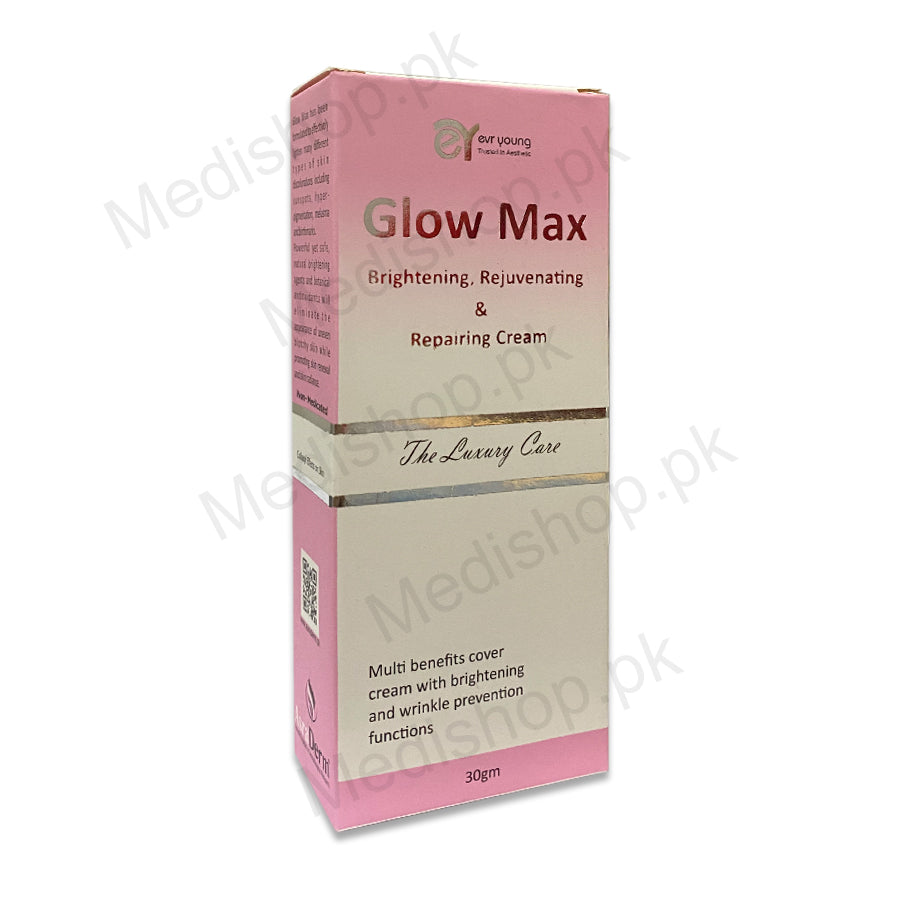 Glow Max Brightening Rejuvenating Repairing Cream 30gm – Medishop.pk