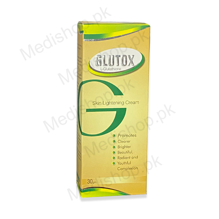 Glutox Skin Lightening Cream 30gm – Medishop.pk