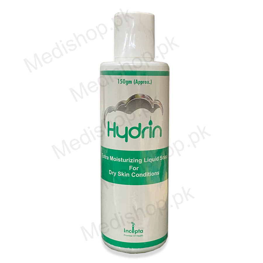 Hydrin Moisturizing Liquid Soap 150gm – Medishop.pk