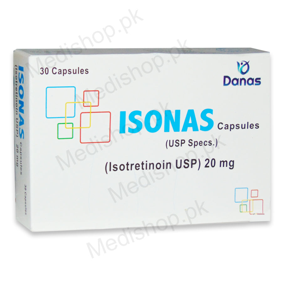 Isonas Capsule 20mg – Medishop.pk