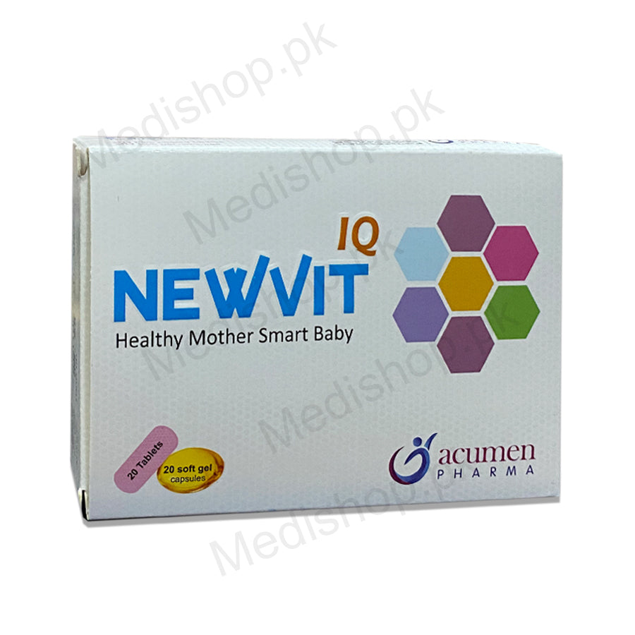 Newvit IQ Tablets & Soft Gel – Medishop.pk