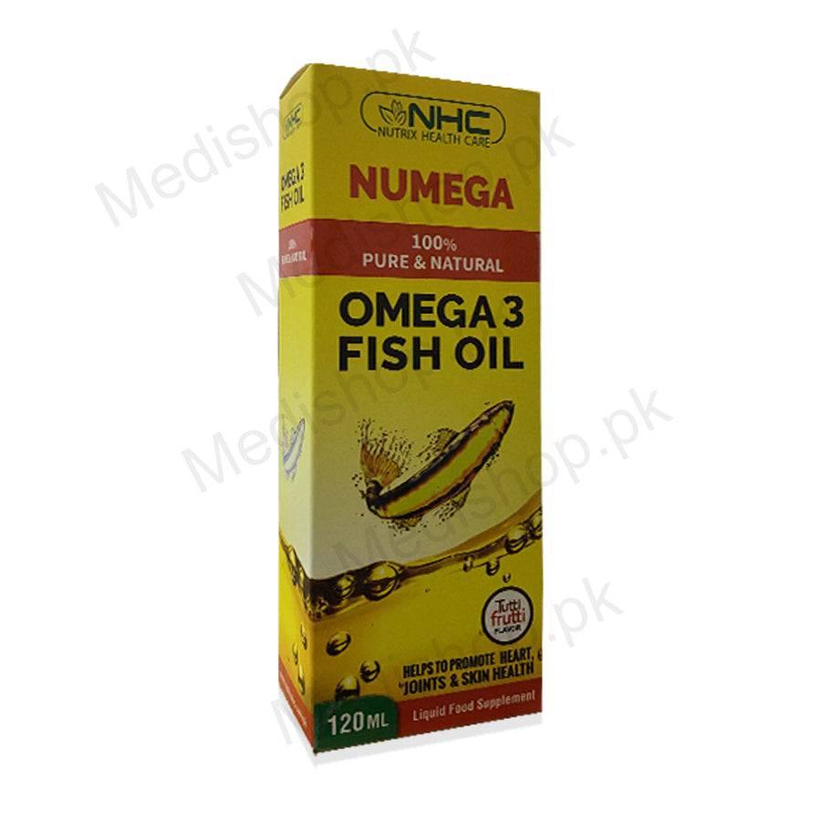 Numega Omega Fish Oil 120ml NHC – Medishop.pk