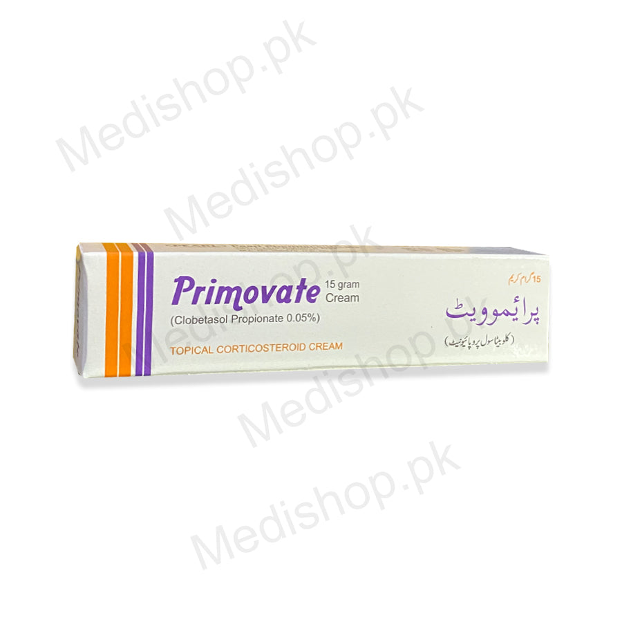 Primovate Cream 15gram – Medishop.pk