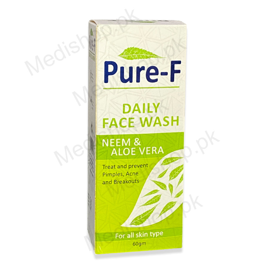 Pure-F Daily face wash 60gm – Medishop.pk