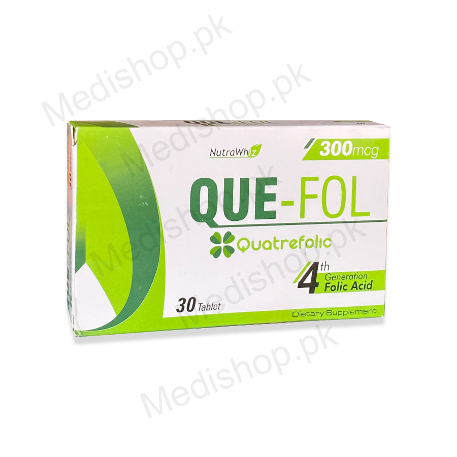Que-Fol Tablets 300mcg – Medishop.pk