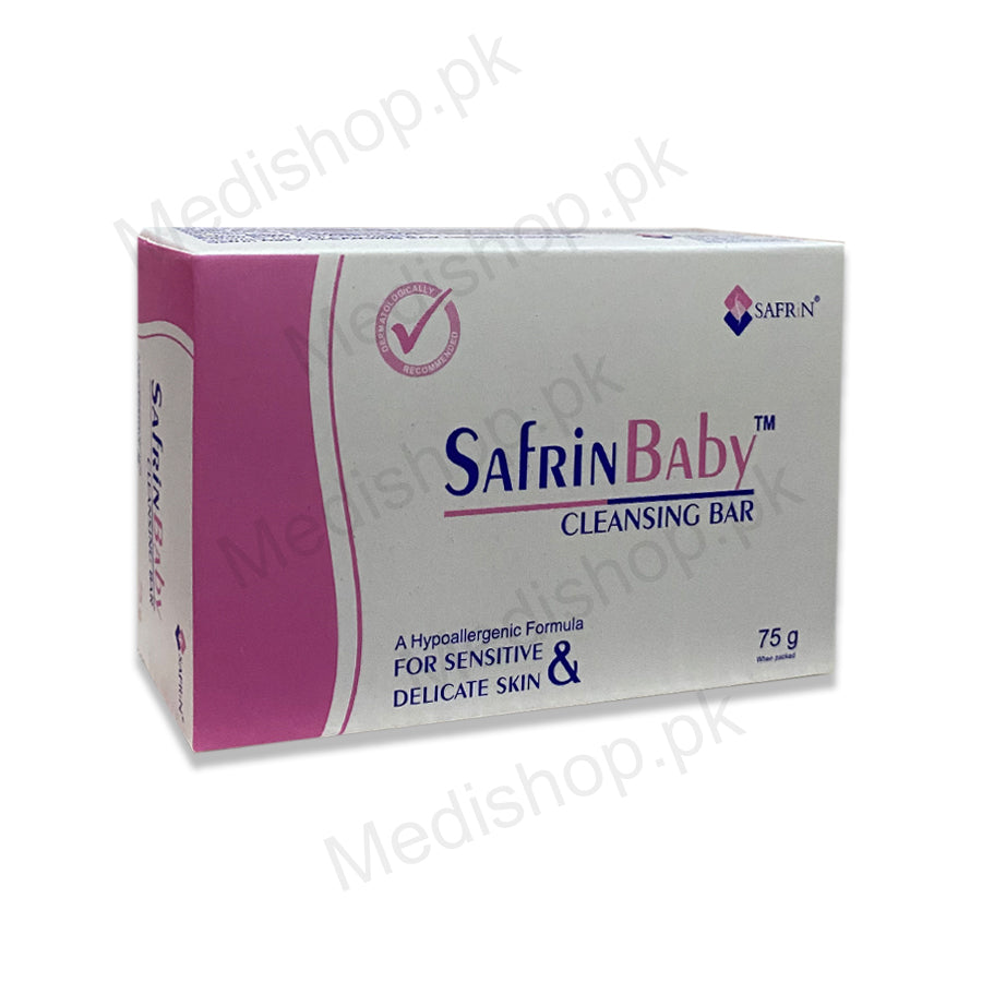 Safrin Baby Cleansing Bar 75g – Medishop.pk