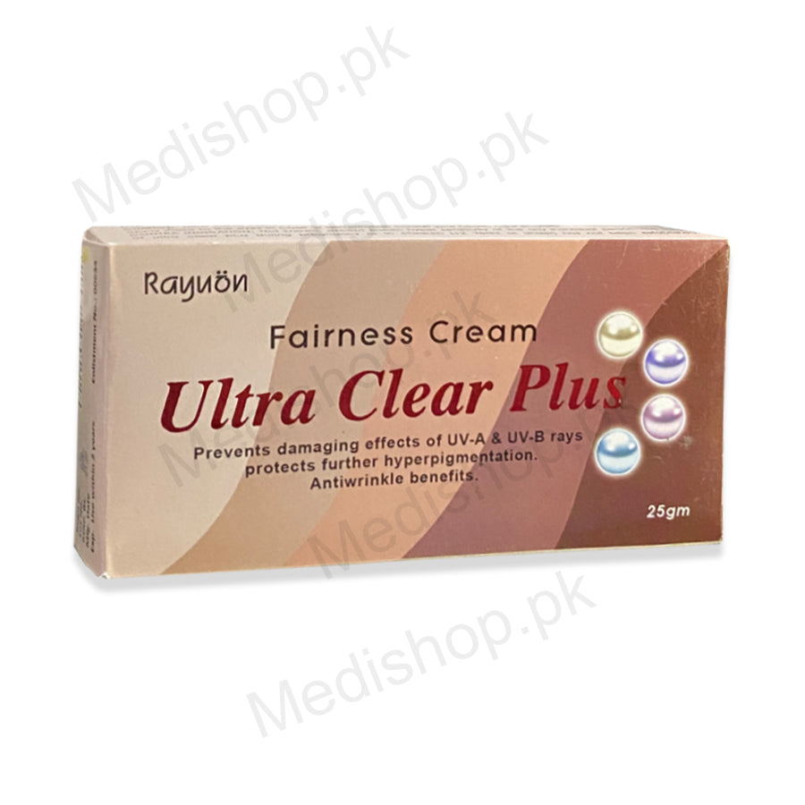 Ultra Clear Plus Fairness Cream 25gm – Medishop.pk