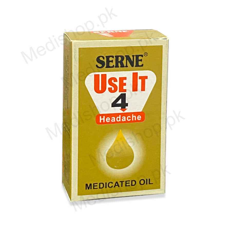 Serne Use It 4 Headache Medicate Oil 4ml – Medishop.pk