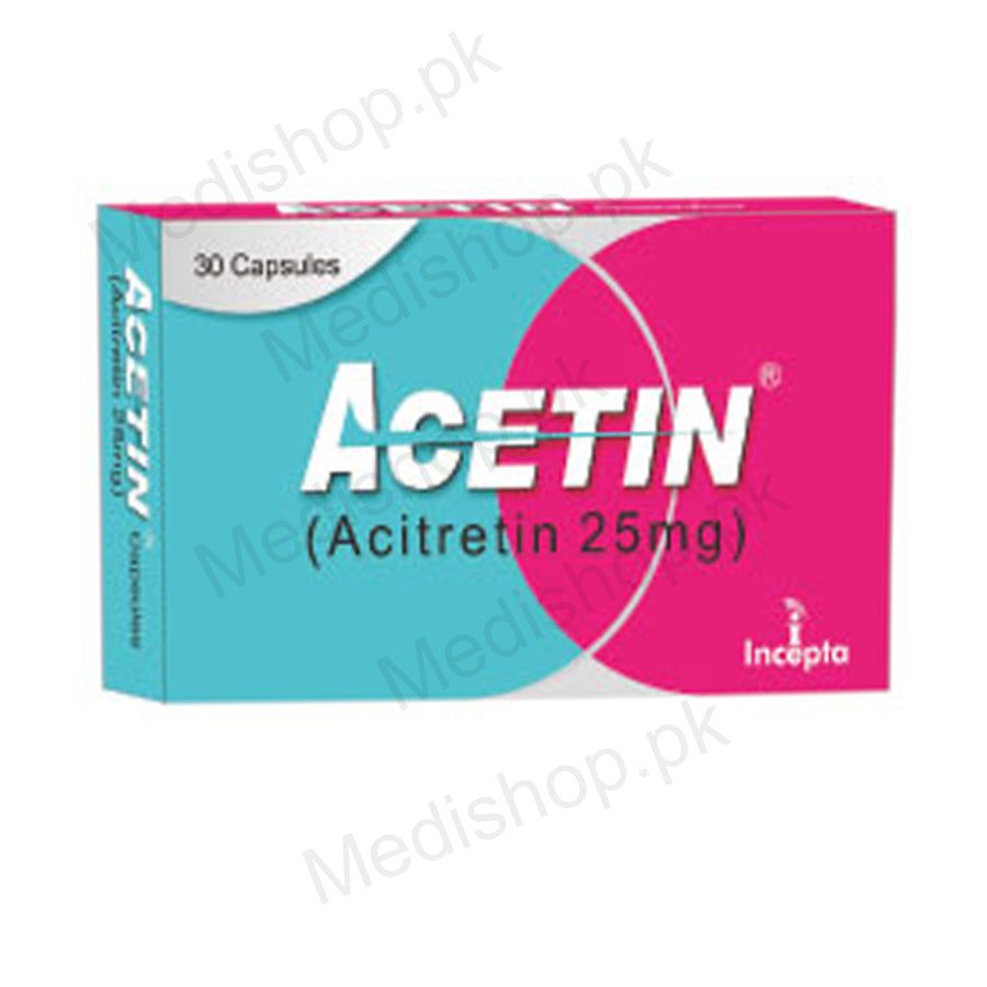 Buy Acetin 25mg Capsules – Medishop.pk