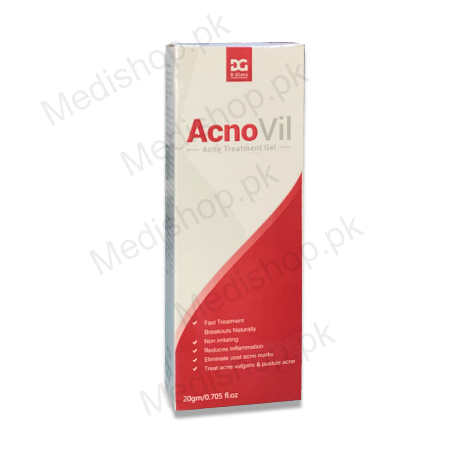 Acnovil Acne Treatment Gel 20gm – Medishop.pk
