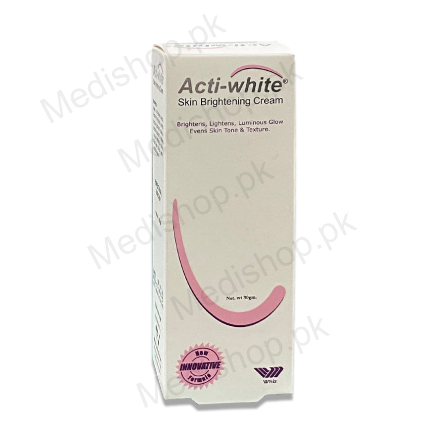 Acti white Skin Brightening Cream 30gm – Medishop.pk