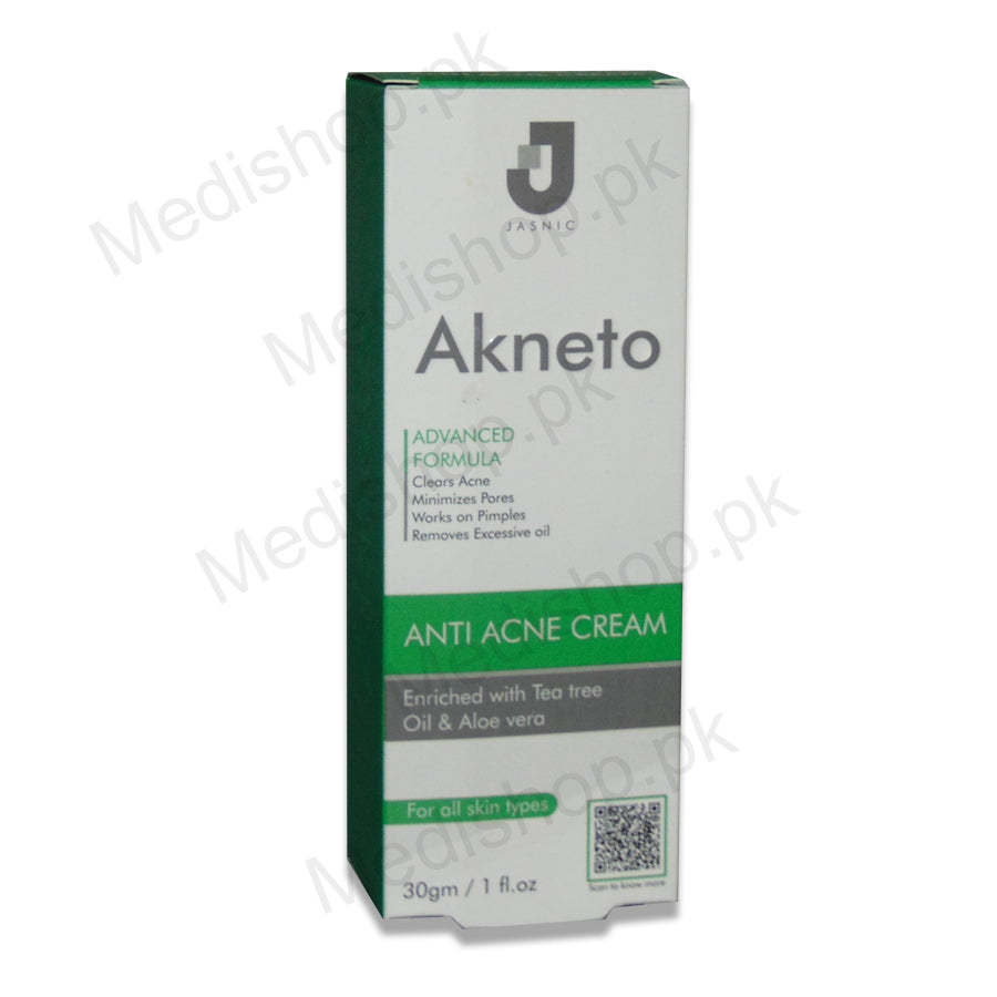 Akneto Anti Acne Cream 30gm – Medishop.pk