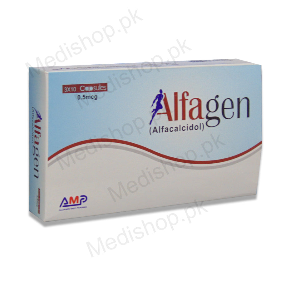 Alfagen 0.5mcg Capsules – Medishop.pk