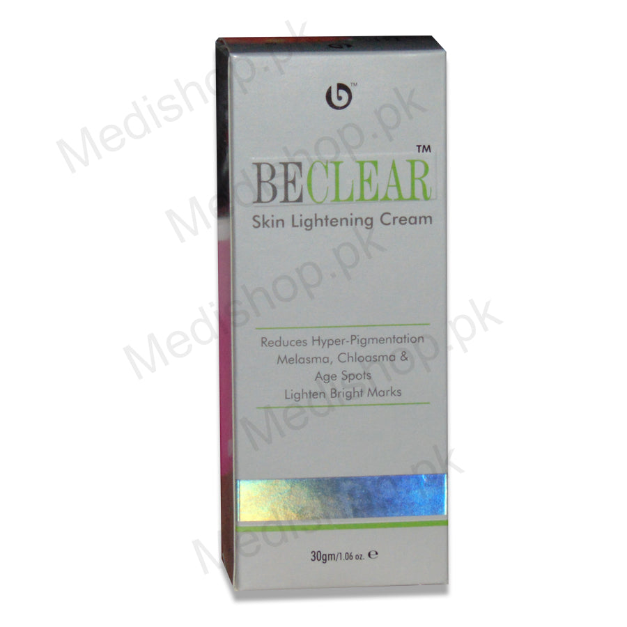 BeClear Skin Lightening Cream 30gm – Medishop.pk