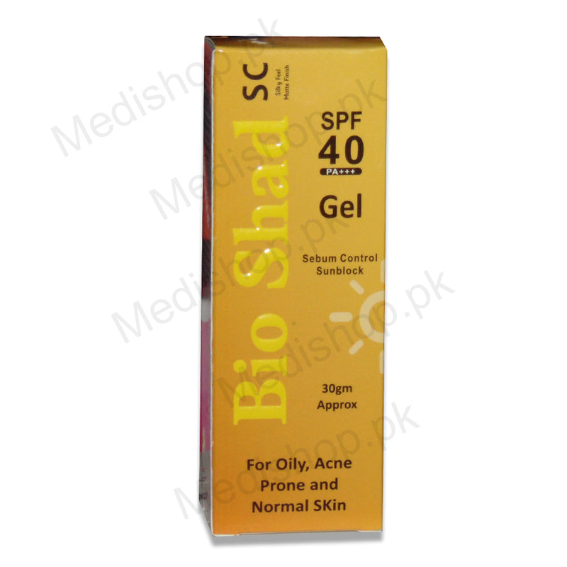 Bio Shad SC Gel SPF 40 – Medishop.pk