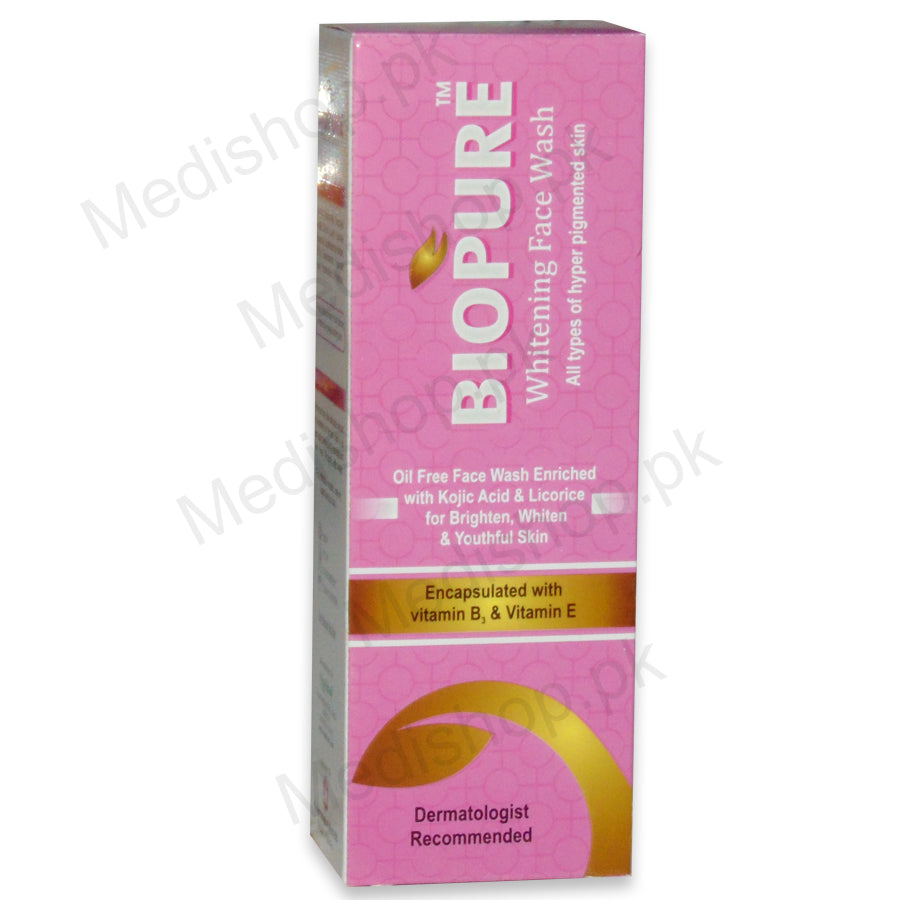 Biopure Whitening Facewash 100ml – Medishop.pk