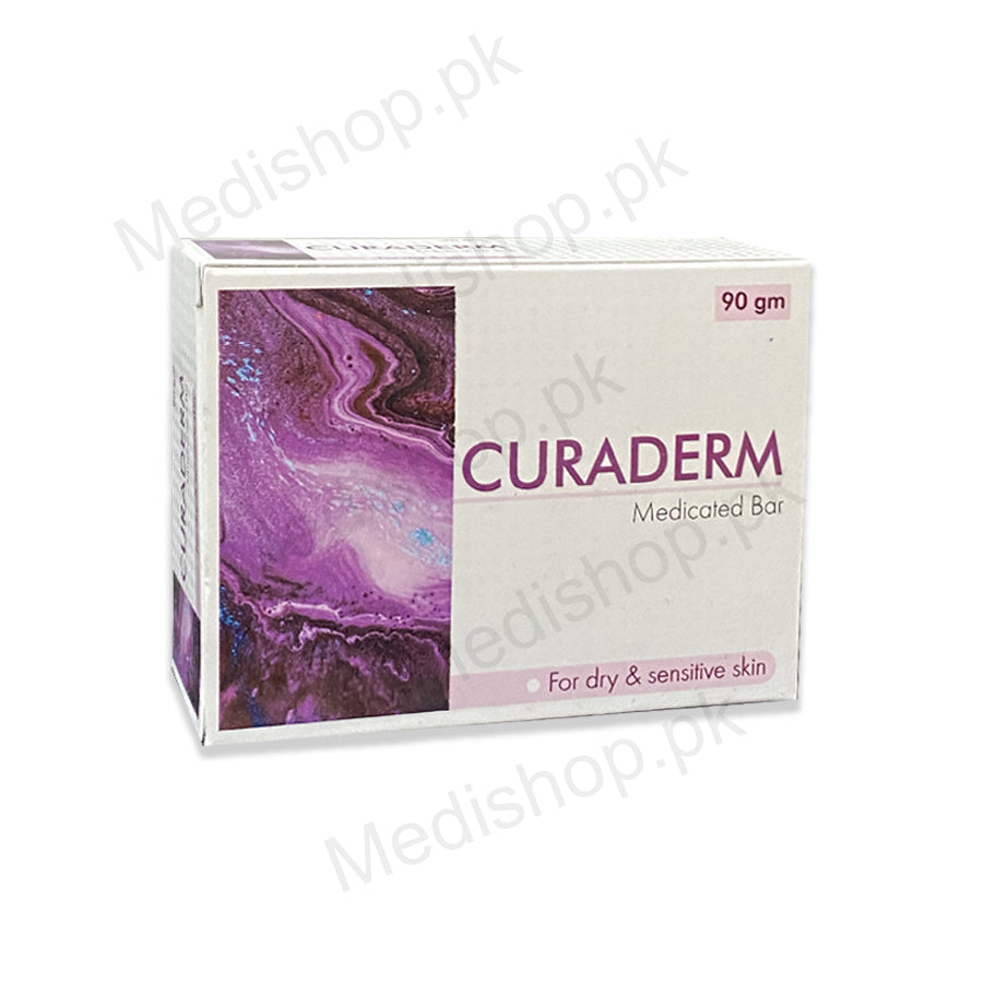 Curaderm Medicated Bar 90gm – Medishop.pk