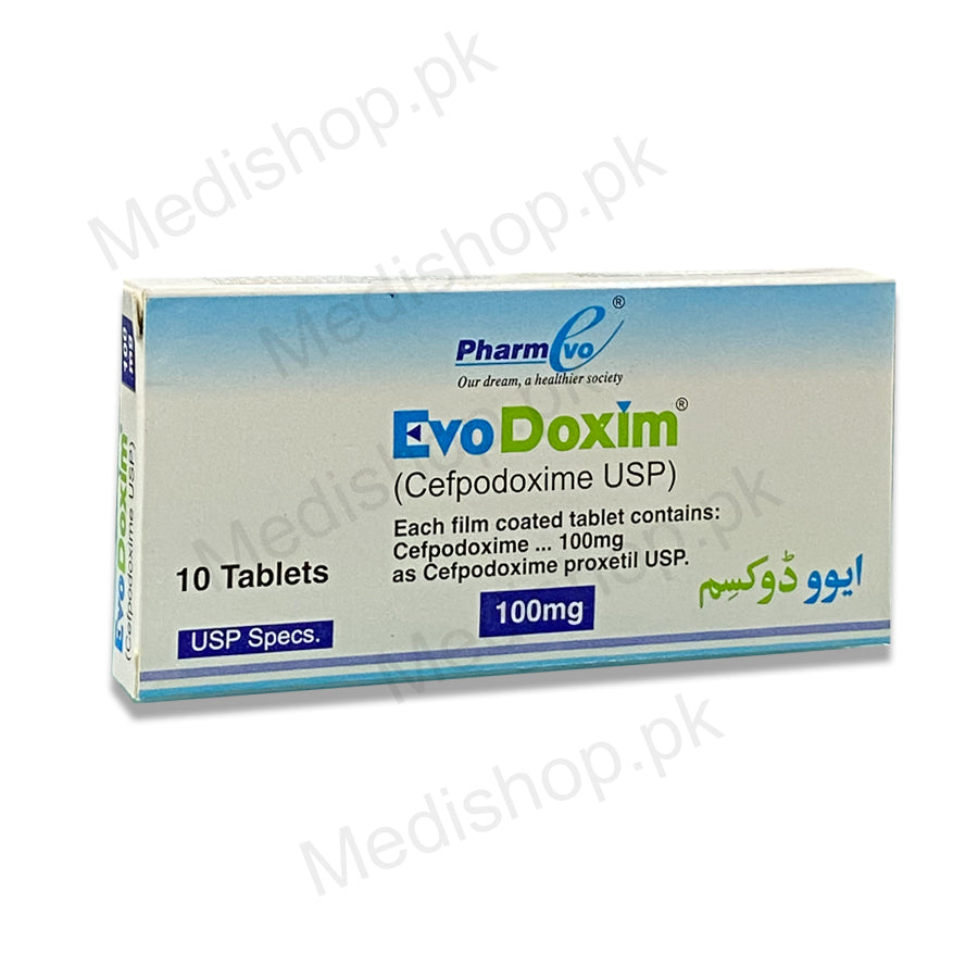 EvoDoxim 100mg Tablets – Medishop.pk