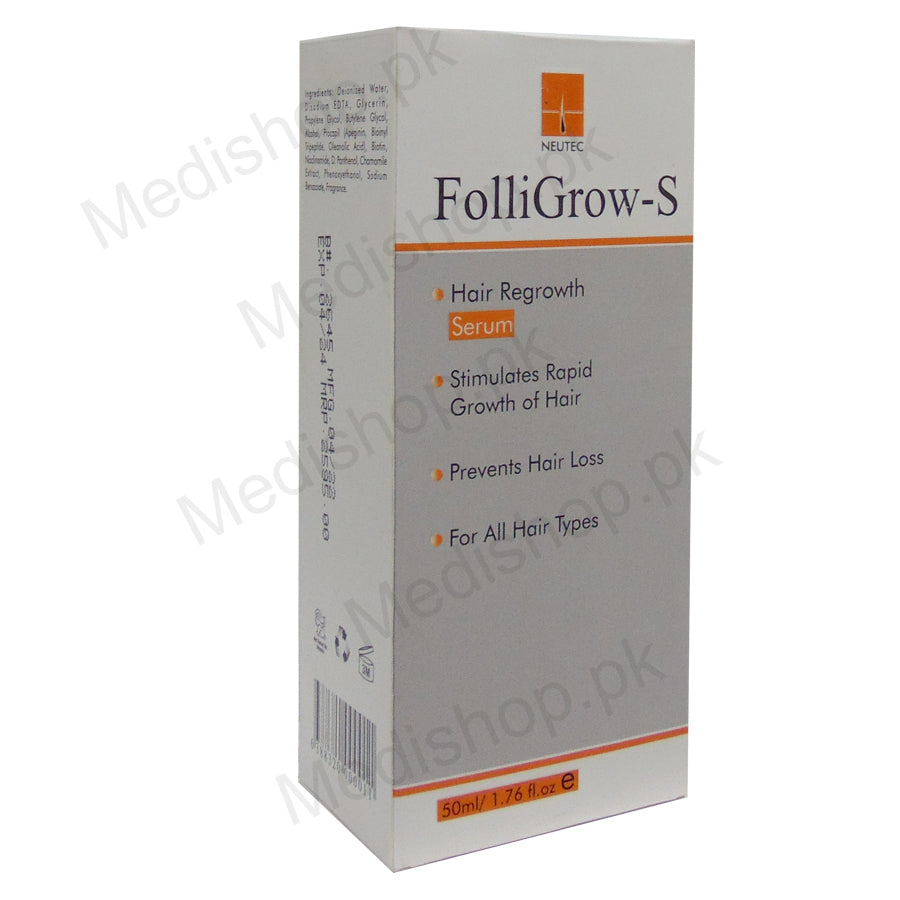 Folligrow-S Hair Regrowth Serum 50ml – Medishop.pk