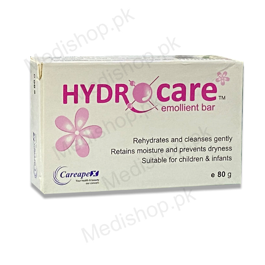 Hydrocare emollient Bar 80gm – Medishop.pk
