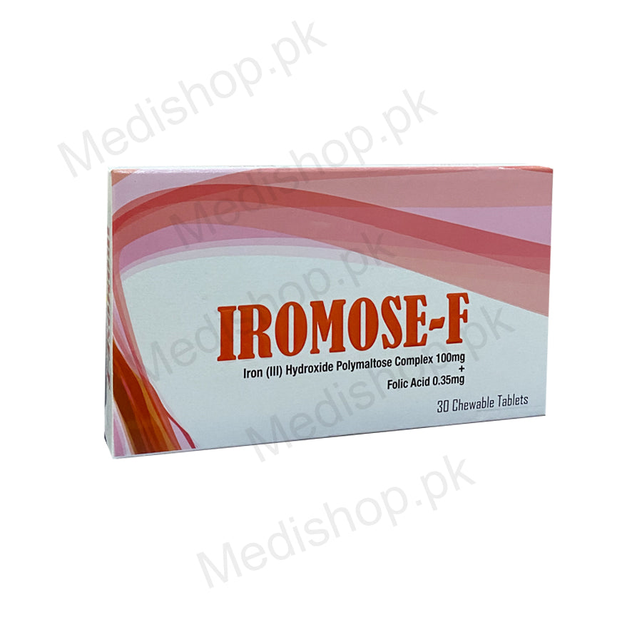 Iromose-F Chewable Tablet – Medishop.pk