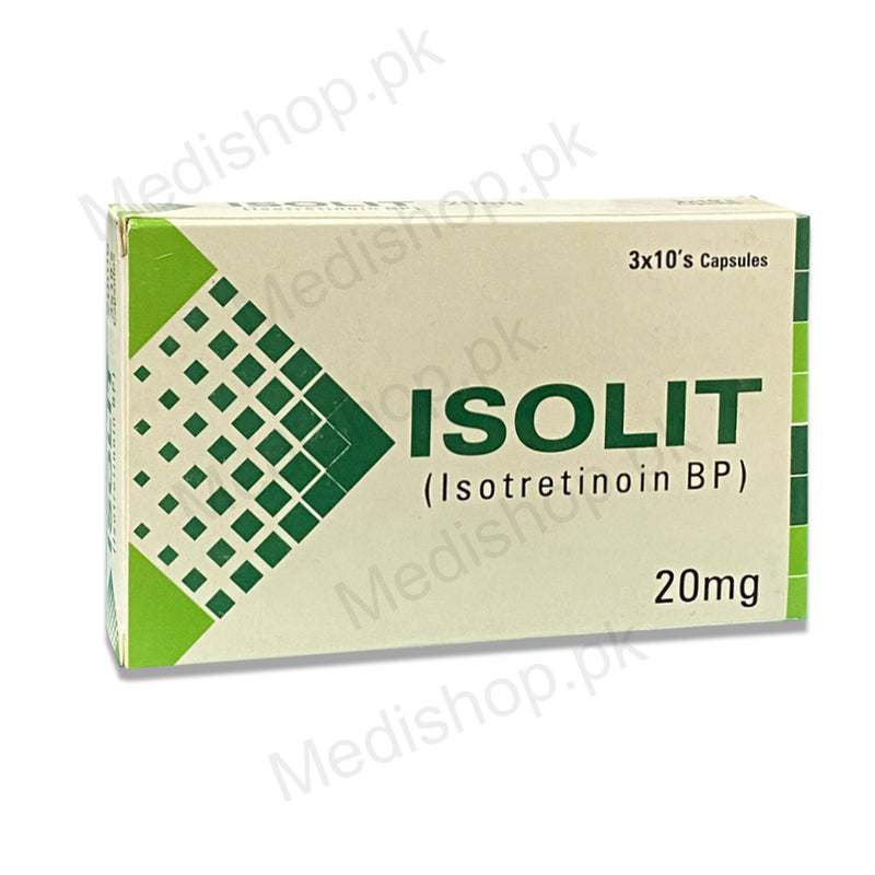 Isolit 20mg Capsules – Medishop.pk