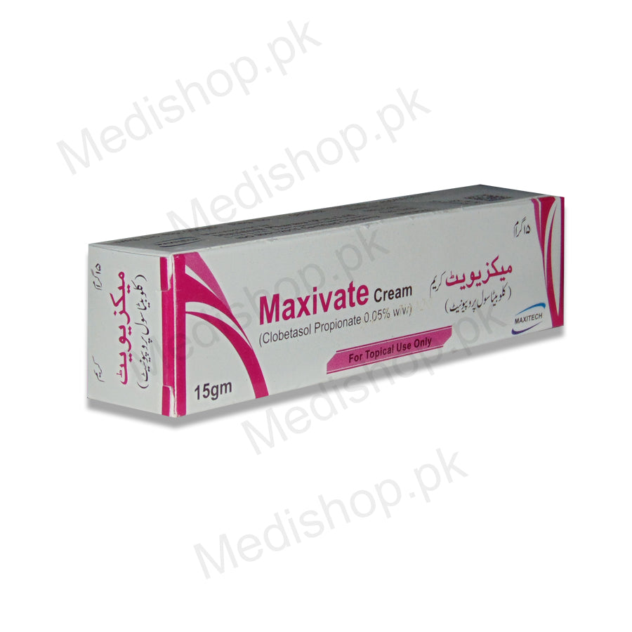 Maxivate Cream 15gm – Medishop.pk