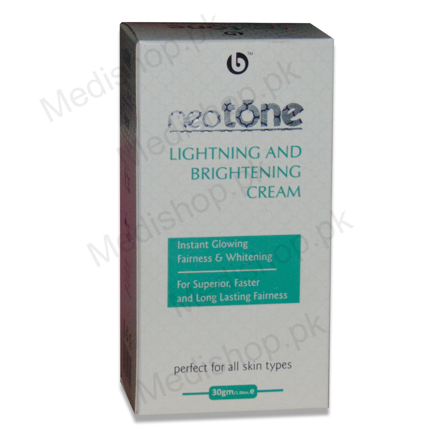 Neotone Lightening And Brightening Cream 30gm – Medishop.pk