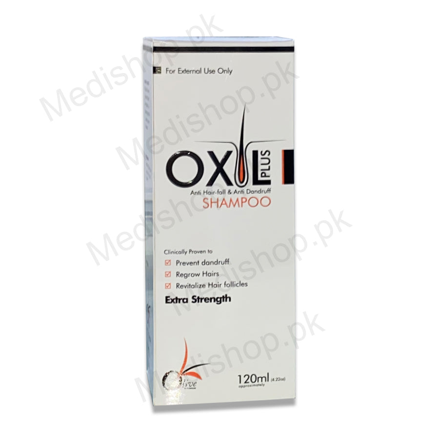 Oxil Plus Shampoo 120ml – Medishop.pk