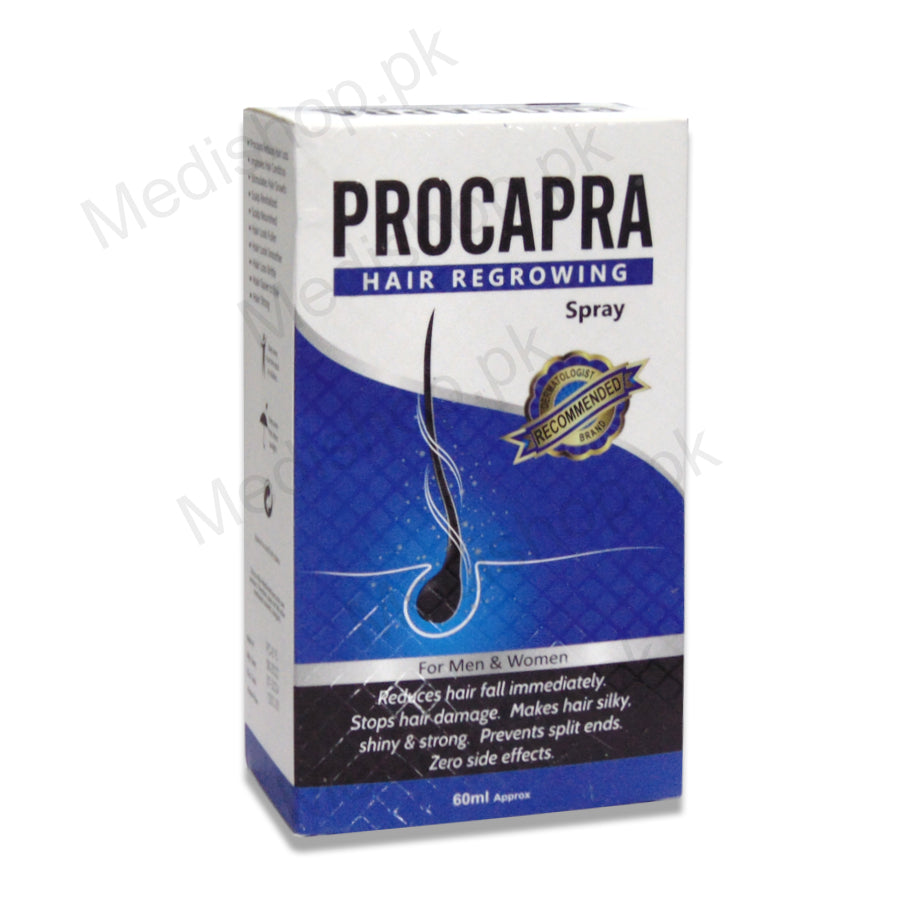 Procapra Hair Regrowing Spray 60ml – Medishop.pk