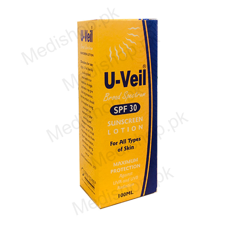 U-veil SPF 30 Lotion 100ml – Medishop.pk