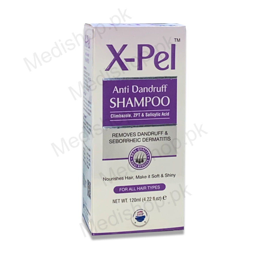 X-Pel Anti Dandruff Shampoo 120ml – Medishop.pk